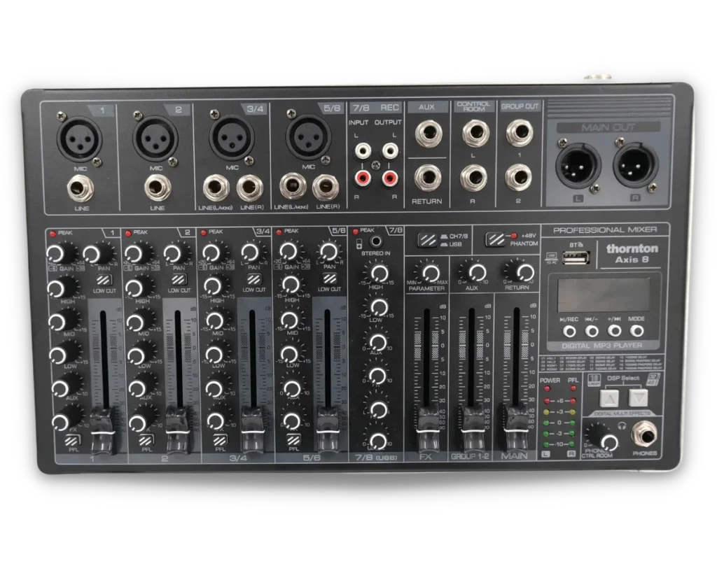 Thornton Axis 8 mixer - Thornton Audio Equipment