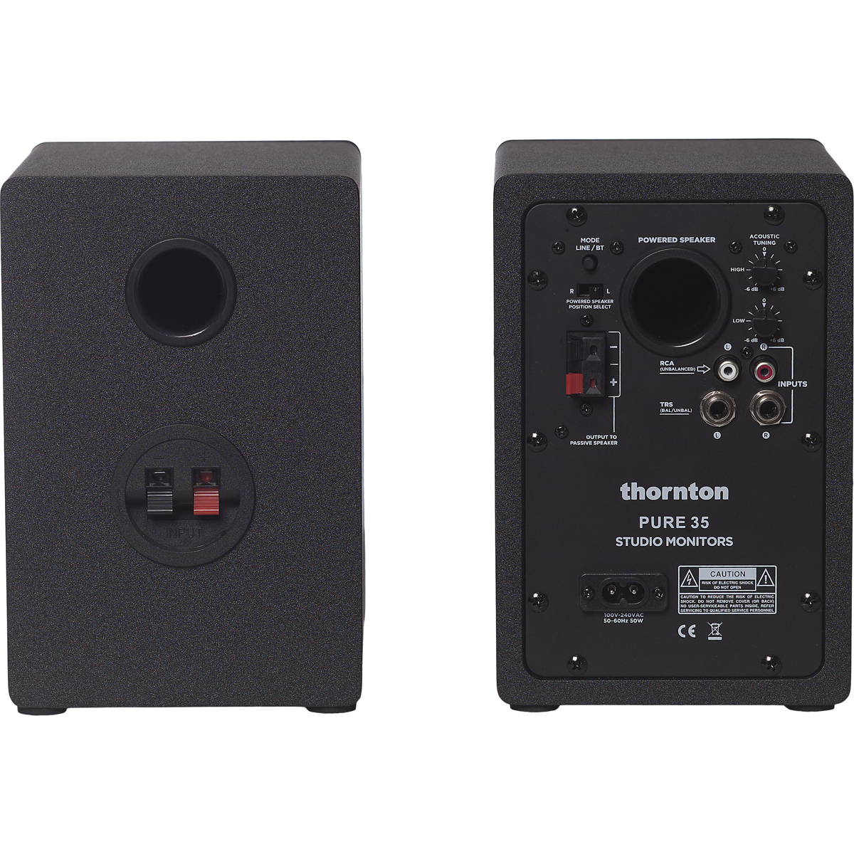 Thornton Pure 35 active studio monitors (pair) - Thornton Audio Equipment