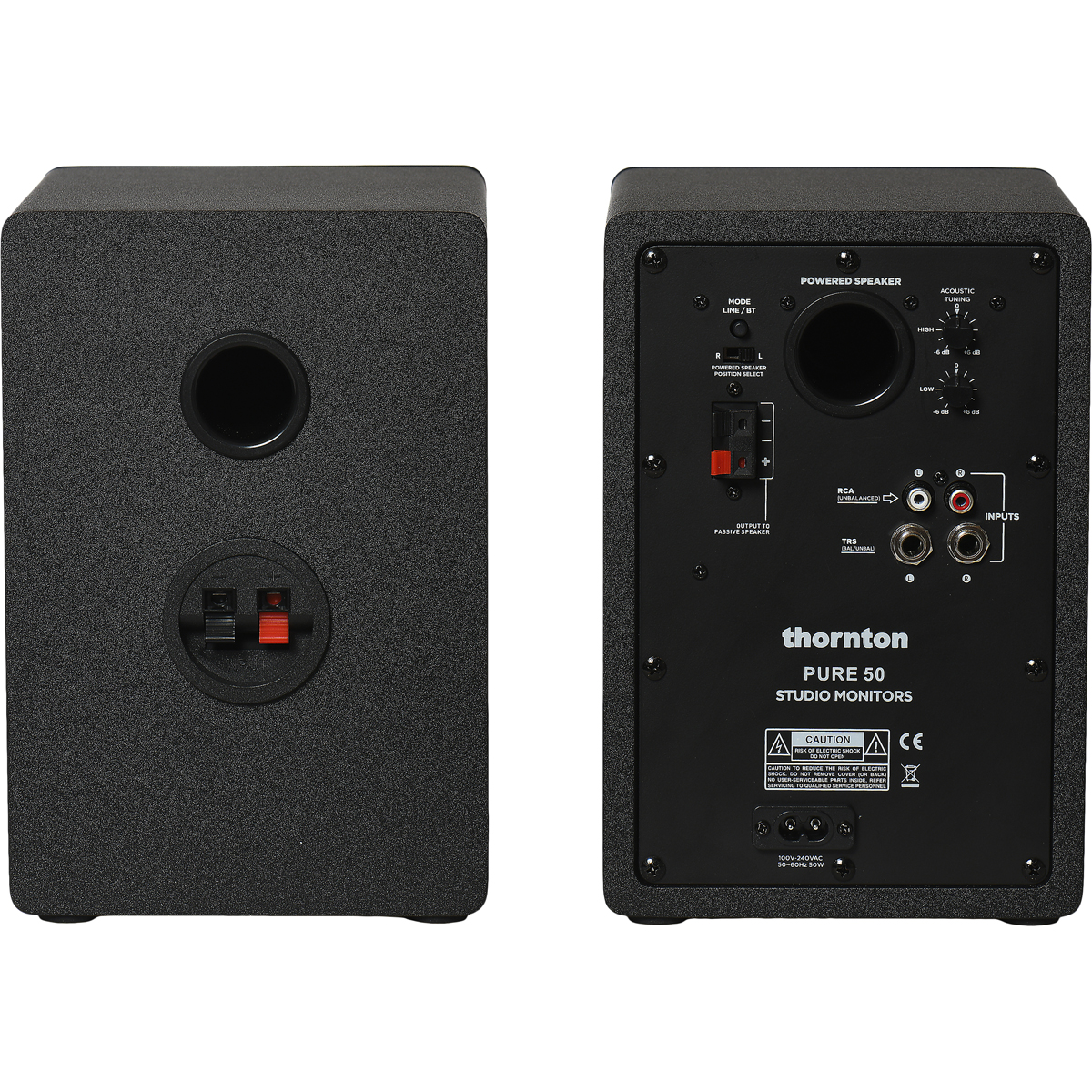 Thornton Pure 50 active studio monitors (pair) - Thornton Audio Equipment